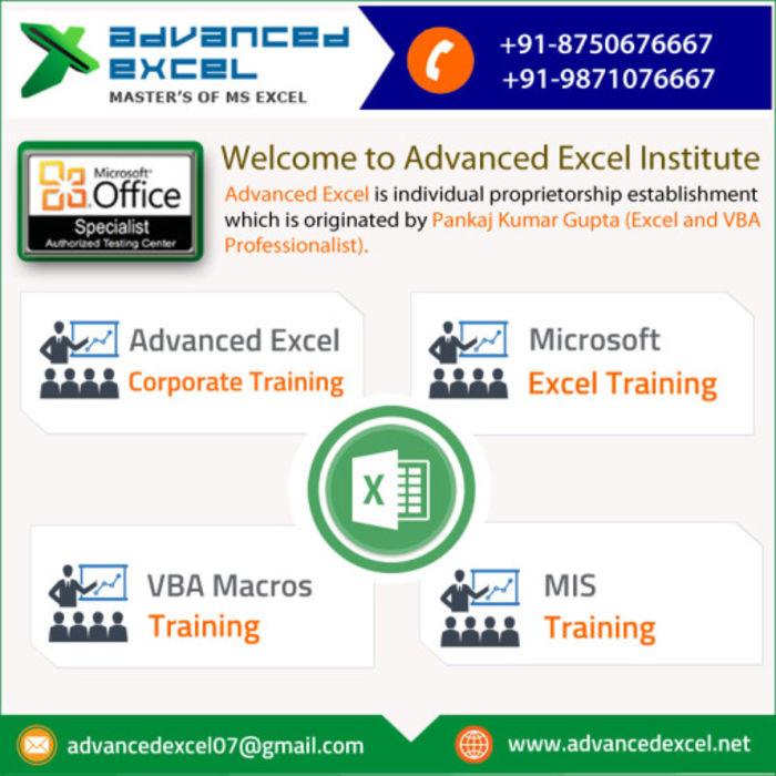 Excel Training in Gurgaon : Advanced Excel Institute | A Listly List