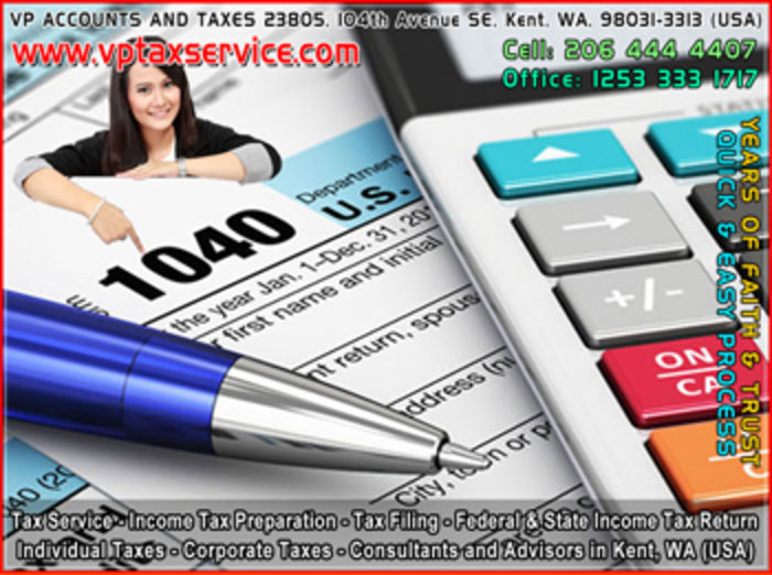 Tax Services in Kent wa seattle, Tax Filing kent wa Seattle, tax ...
